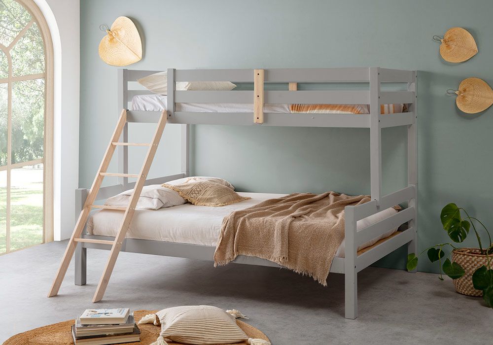 Lit Superposé 3 Places Triana - Structure en PIN MASSIF Kit-M