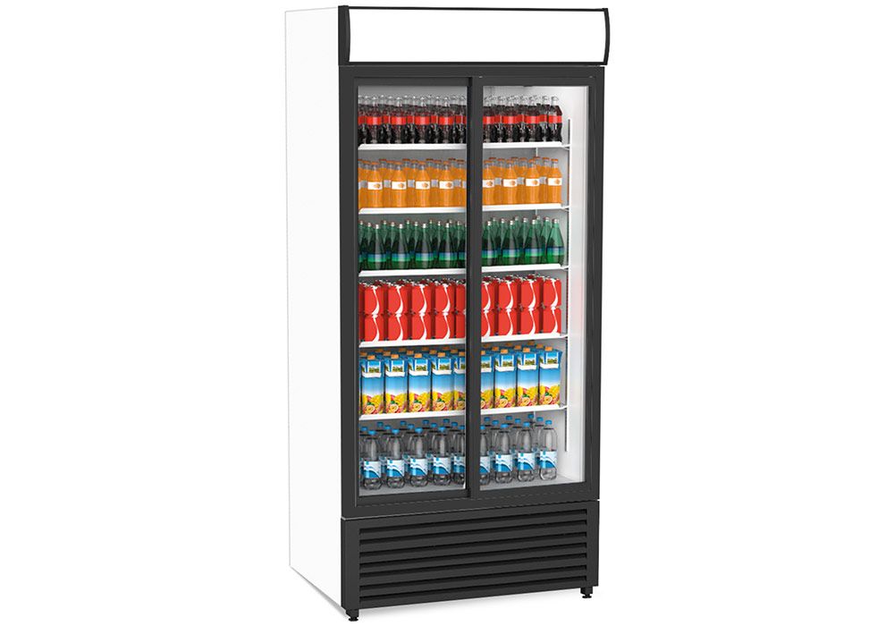 Vitrine Boisson 2 Portes (SDS1010) - Kit-M