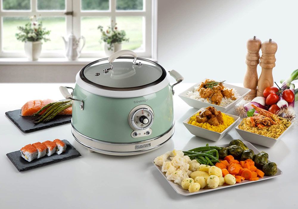 Rice Cookers Vintage 2904 Rice Cooker & Slow Cooker - 5-in-1 Multi ...