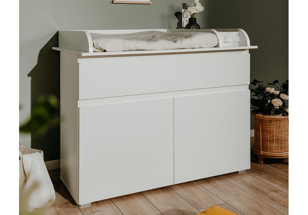 Commode à Langer 2 Portes 1 Tiroir (Collection Image) - Mobilier design ...