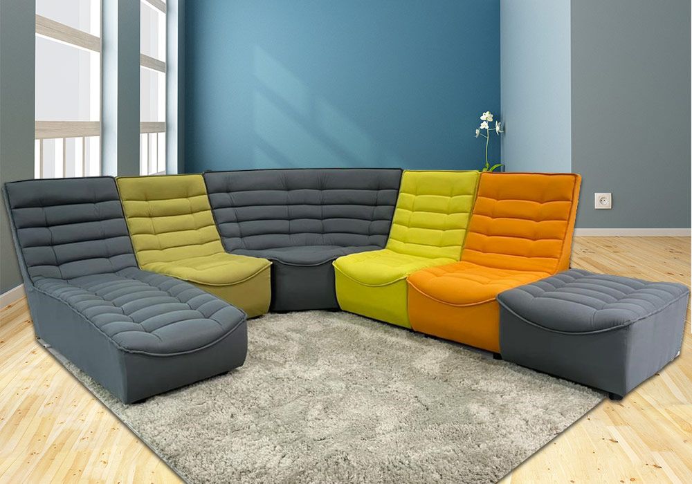 Salon d'Angle Modulo - Design - mobilier moderne Kit-M