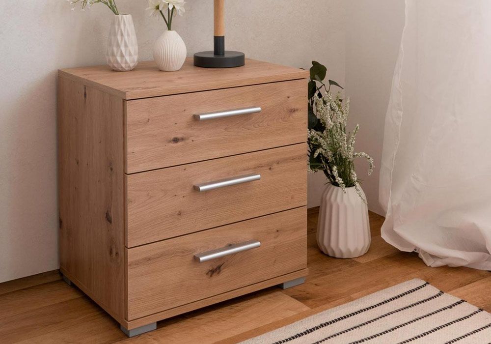 Chevet 3 Tiroirs Elora - Mobilier moderne et pratique - Kit-M