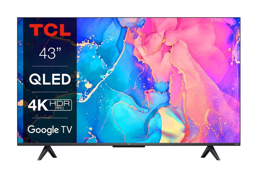 QLED 4K HDR 10+ 108cm TCL (43C635) - 3 HDMI - Kit-M
