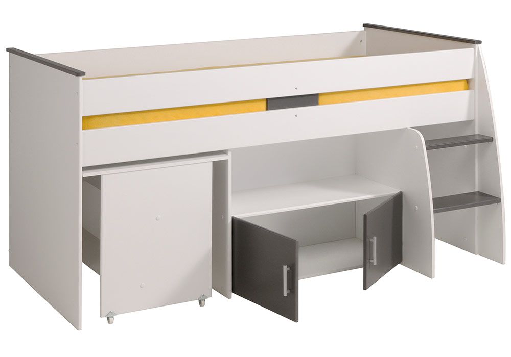 Lit Combiné Enfant Spike - Plan bureau rétractable - Kit-M