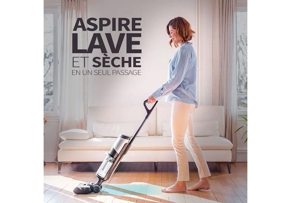 Aspirateur Laveur Sans Fil Cyclowash Ultimate Eziclean - Kit-M