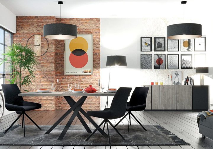 Table à Manger Snapp - Structure en métal - Kit-M