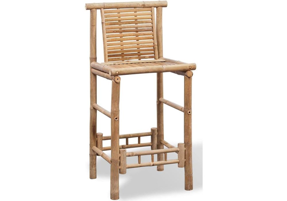 Tabouret de Bar en Bambou - Tendance nature Kit-M